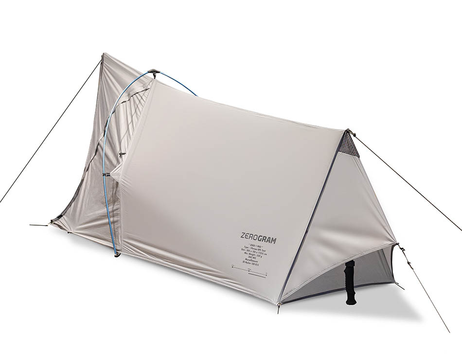 专为 UL 徒步旅行者打造，ZEROGRAM 推出 ZERO1 Pro 新型登山杖帐篷